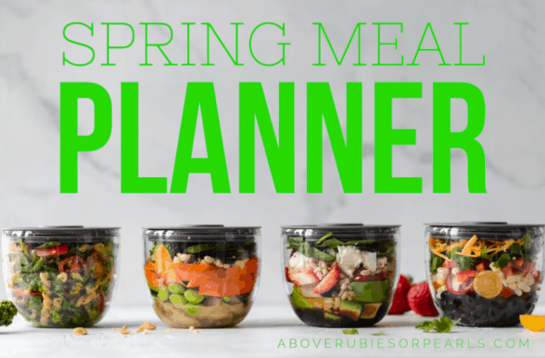 How to Create the Best Meal Plan | Above Rubies or Pearls
