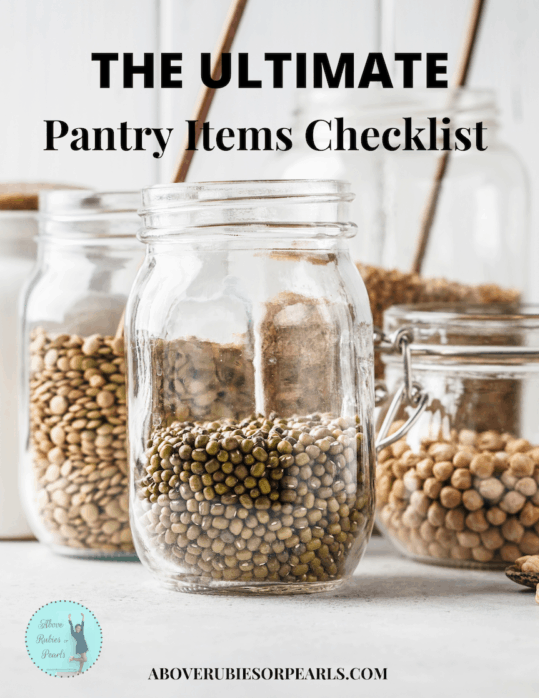The Ultimate Pantry Checklist
